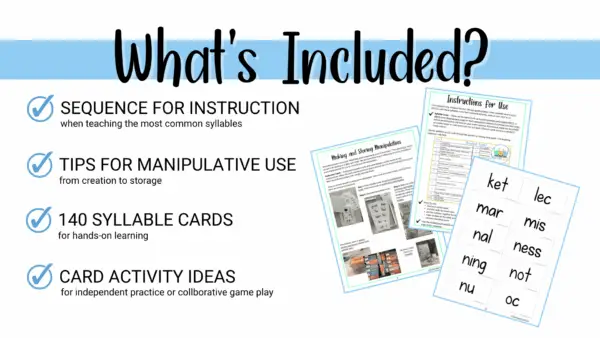 140 Most Common Syllables - HuddleTeach